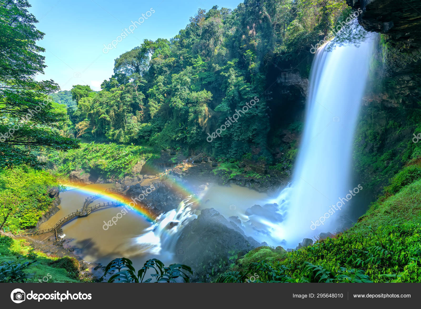 Rainbow Waterfall Morning