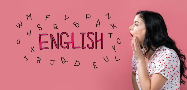 Woman learning english Stock Photos, Royalty Free Woman learning ...