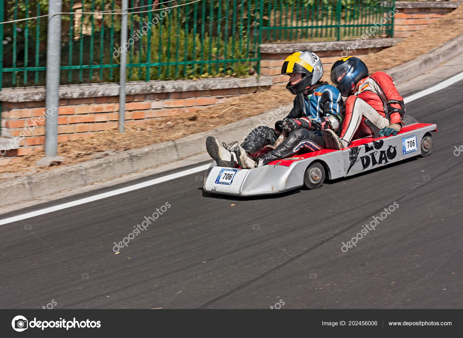 Wooden Soap Box Car Race European Championship Speed July 2012 – Stock ...