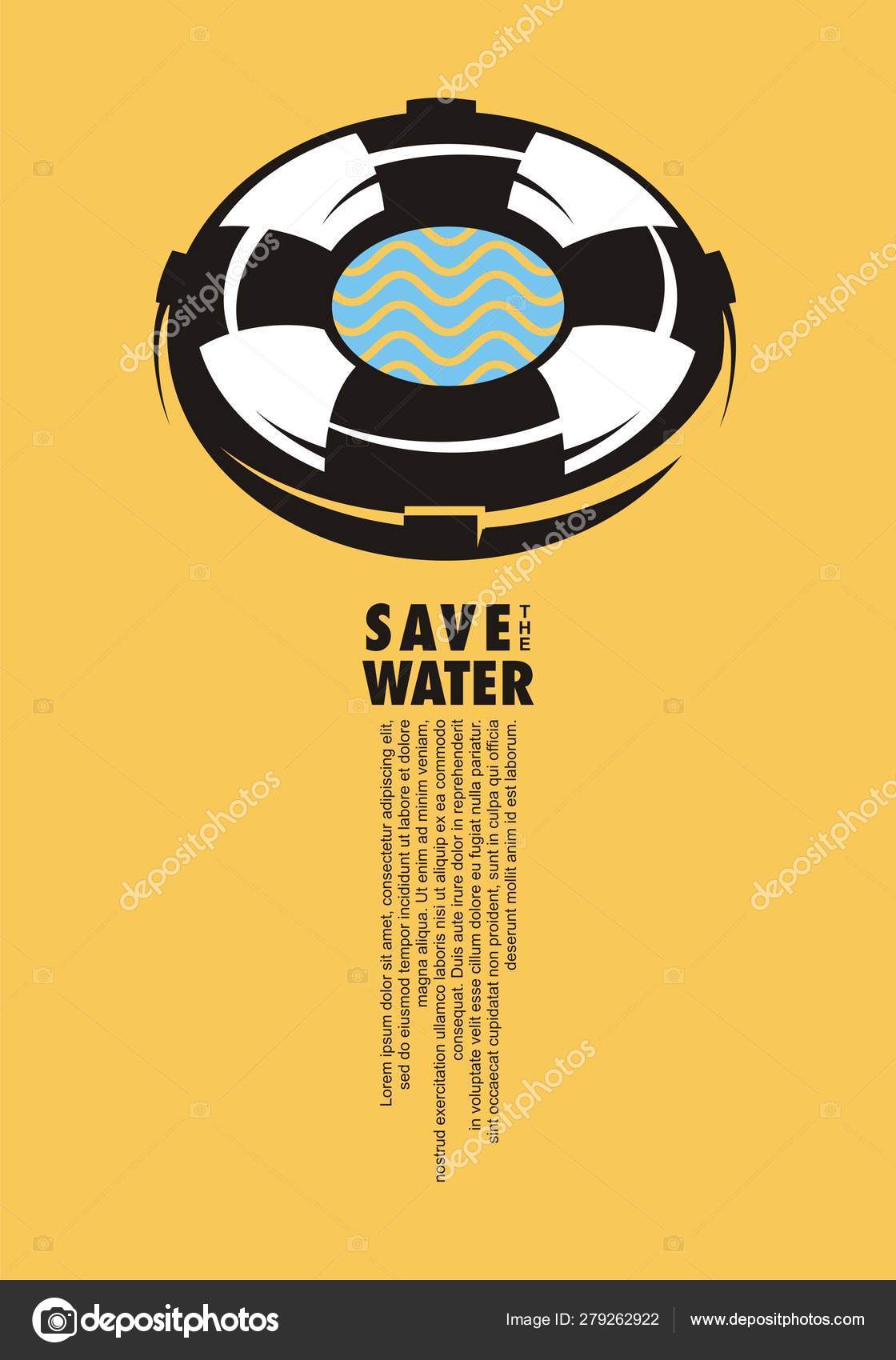 Save Water Poster Design