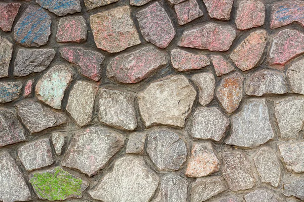 masonry decorated with colored chalk, texture, background - Stock Image ...