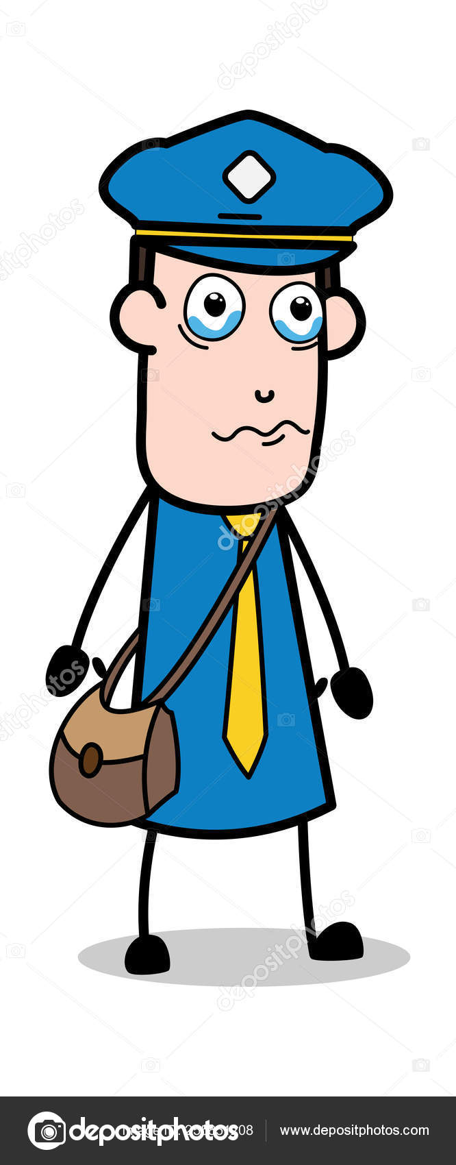 Simple Mailman Cartoon