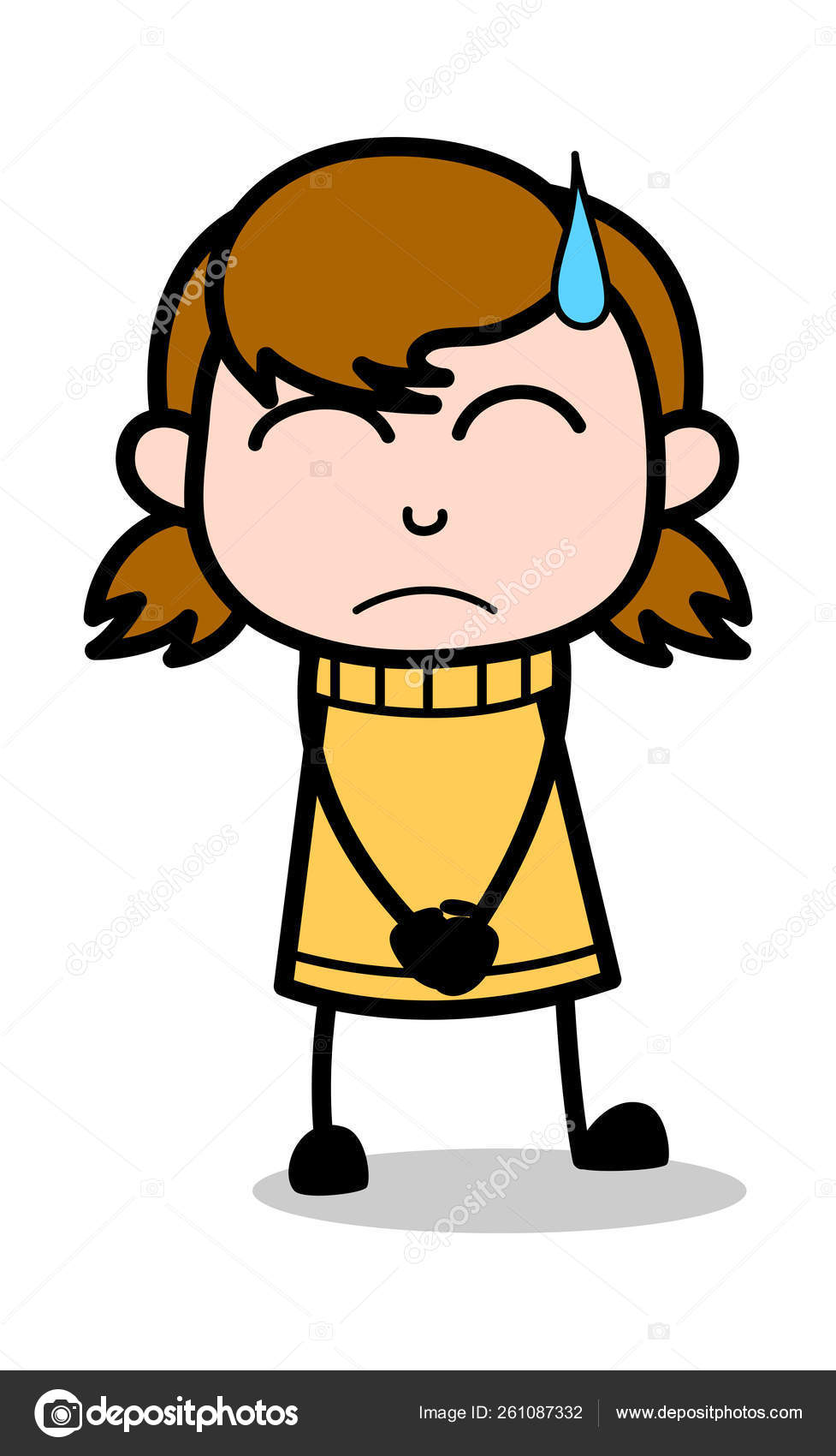 Guilty Face Clipart Image