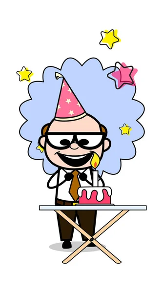 Shocked Wizard Cartoon Illustration Stock Vector by ©lineartist 394258266