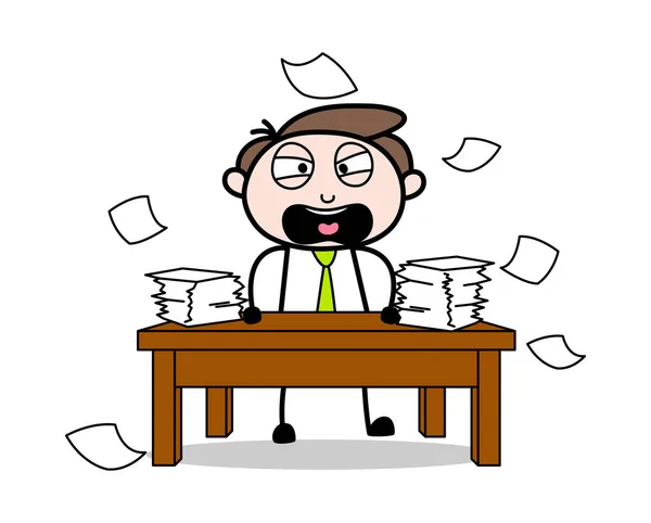 14,133,306 Throwing papers cartoon Vector Images | Depositphotos