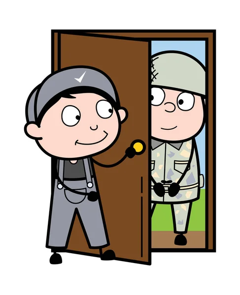 12,332,465 Security guards cartoon Vector Images | Depositphotos