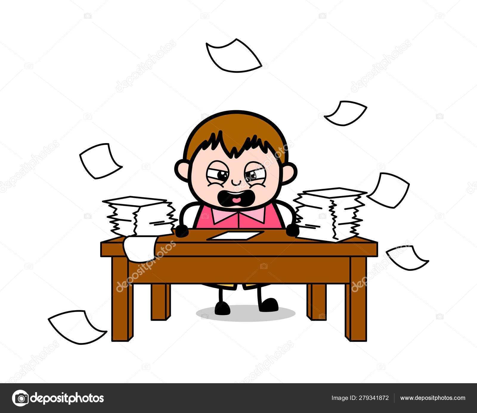 Frustrated Student Clipart