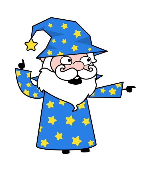 Shocked Wizard Cartoon Illustration Stock Vector by ©lineartist 394258266