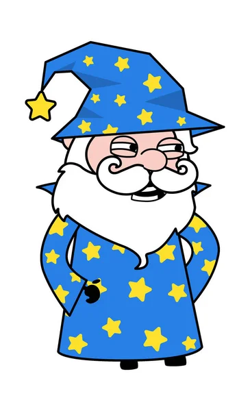 Shocked Wizard Cartoon Illustration Stock Vector by ©lineartist 394258266