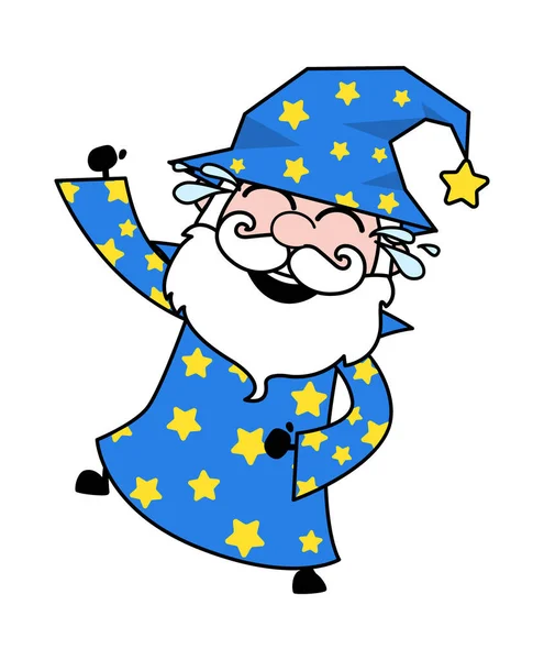 Shocked Wizard Cartoon Illustration Stock Vector by ©lineartist 394258266