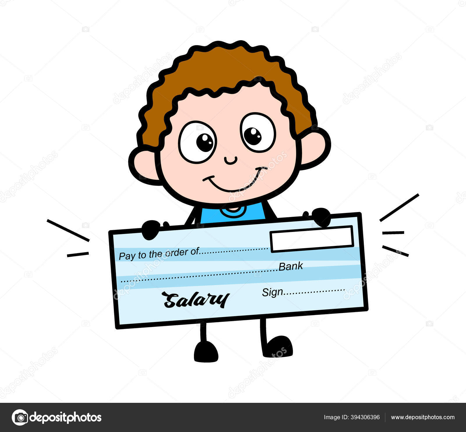 월급을 스톡 벡터 - ©lineartist 394306396