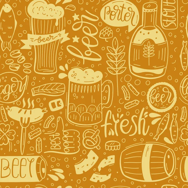 Beer pattern Vector Images | Depositphotos