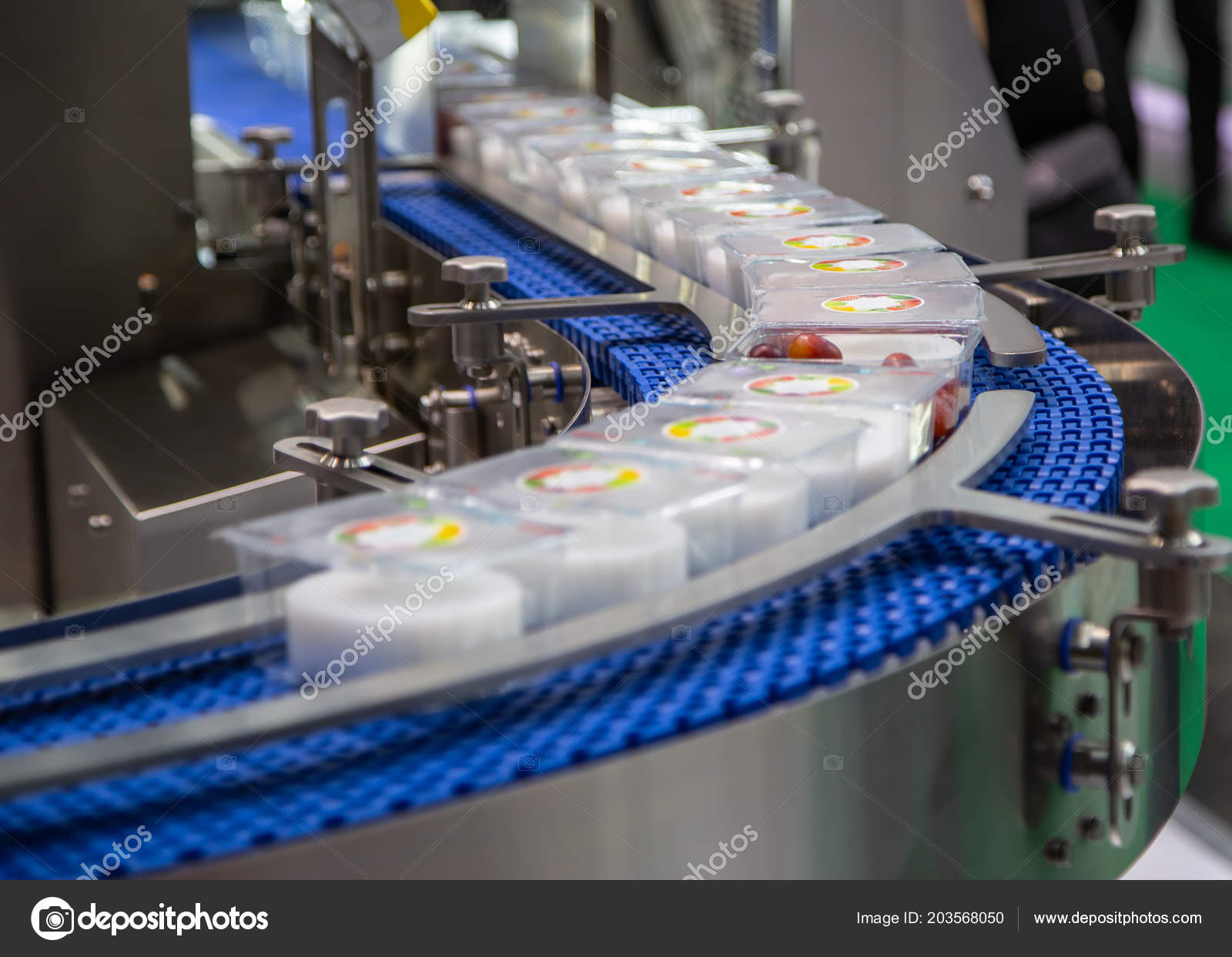 Packing Food Plastic Box Production Line Stock Photo by ©isampuntarat ...