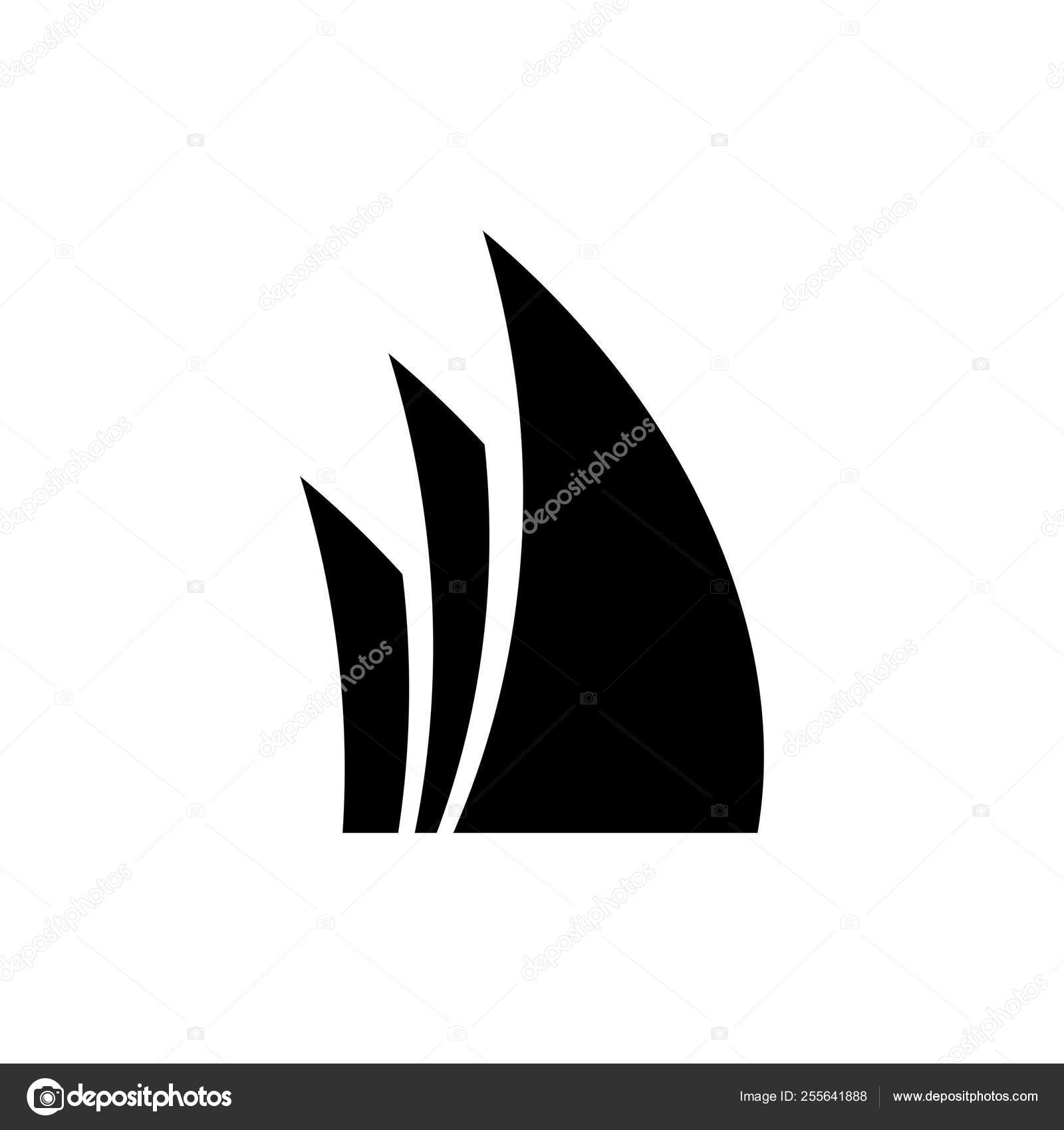 Black Abstract Logo Design Template Isolated White Background Stock ...