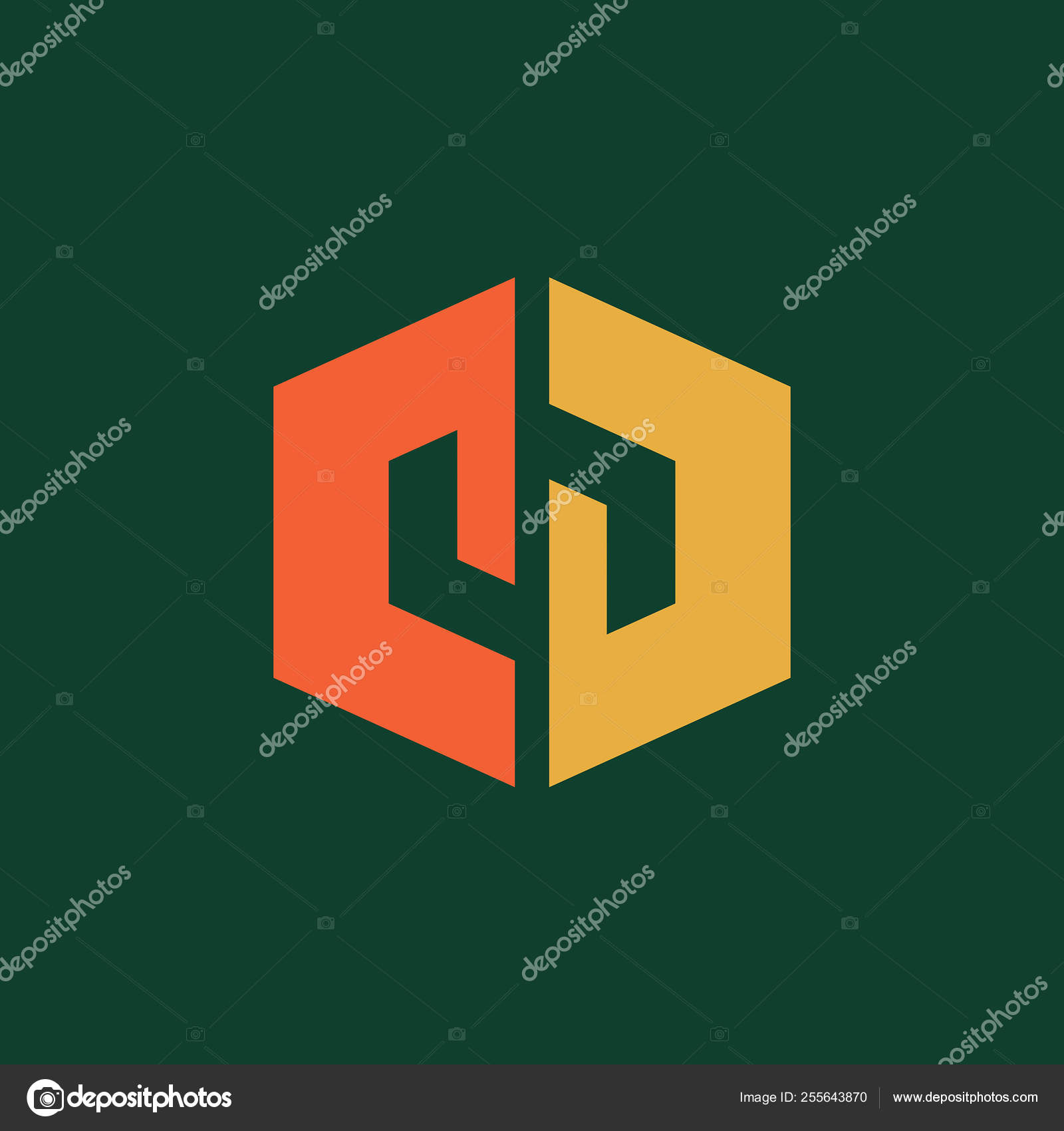 Colorful Abstract Logo Design Template Isolated White Background Stock ...