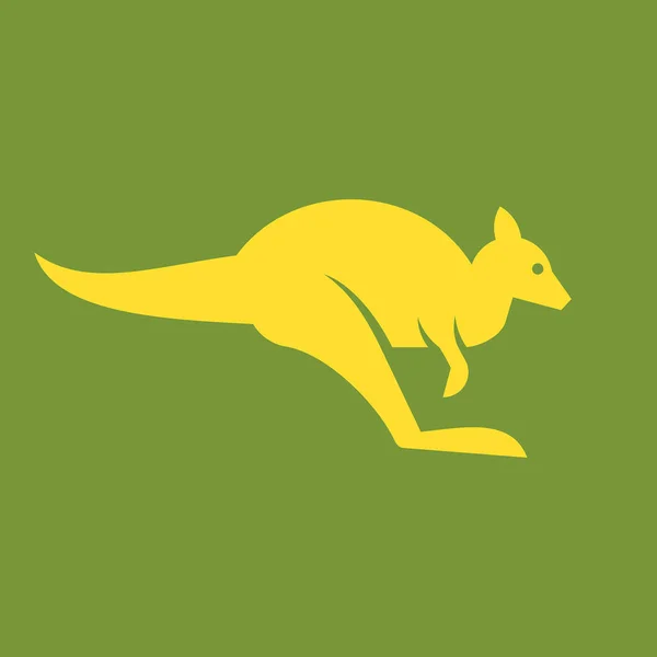 Kangaroo Logo Icon Design Template Elements Stock Vector by ...