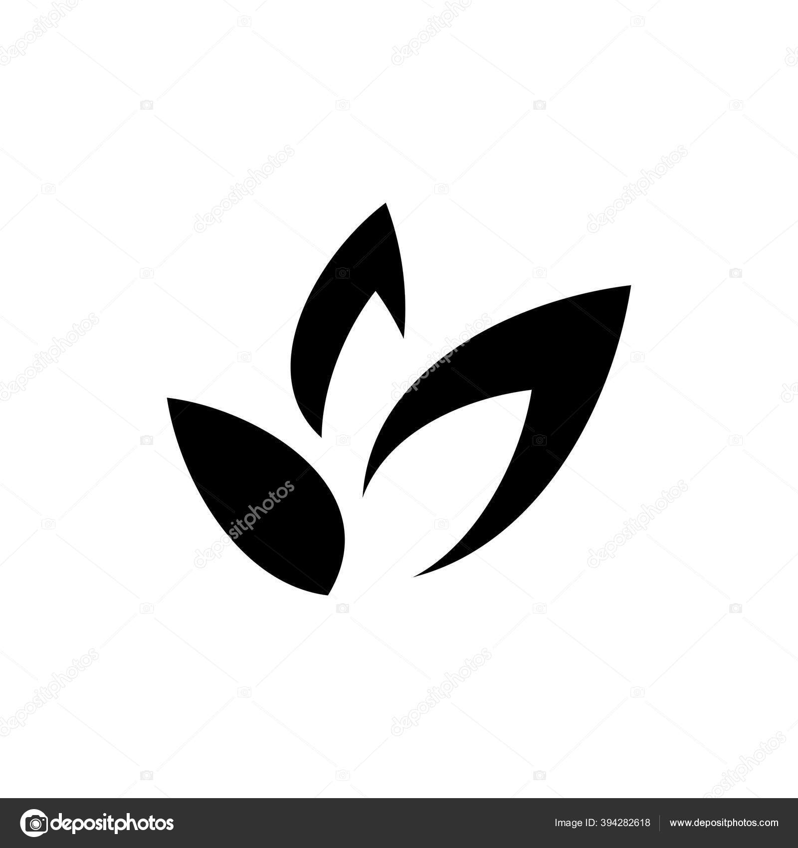 Leaves Logo Icon Design Template Elements Stock Vector by ...
