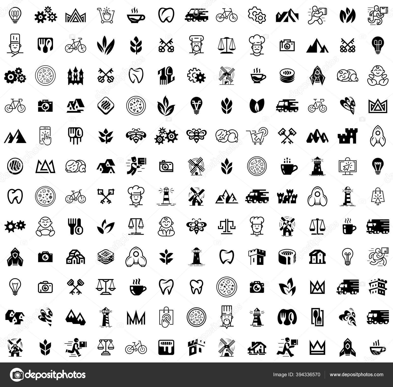 Logos Collection Abstract Logos Set Icon Design Template Elements Stock ...