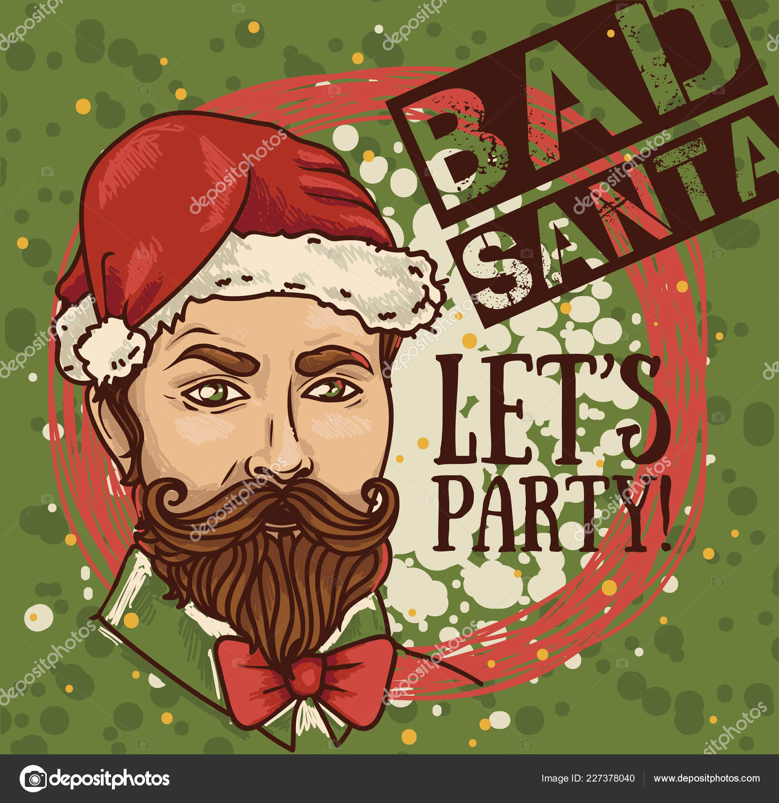 Badder Santa Poster