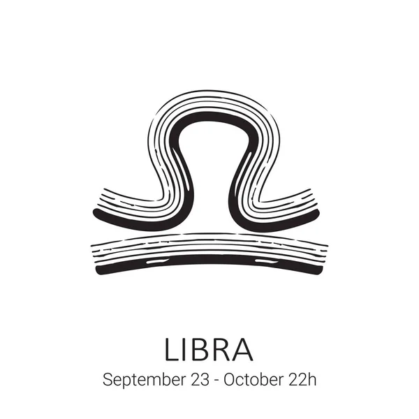 Zodiac Sign Libra Isolated White Background Zodiac Constellation Design ...