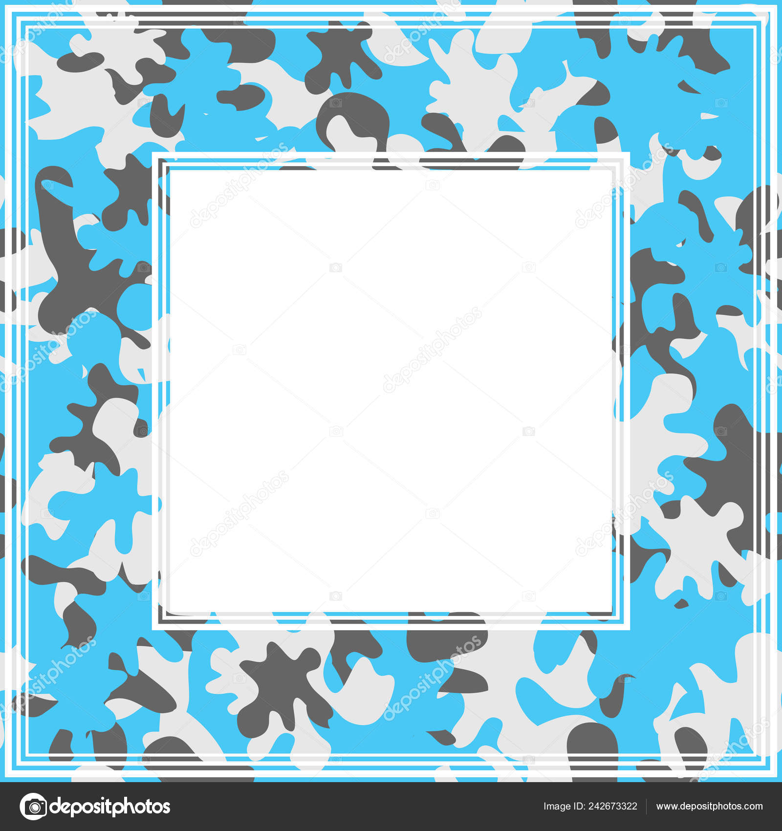 Pink Camo Border
