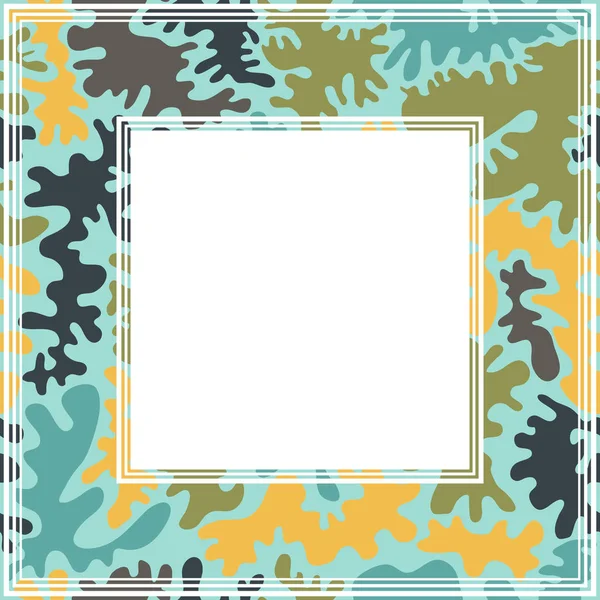 Border Trendy Fashion Camouflage Pattern Design Element Photo Frames ...