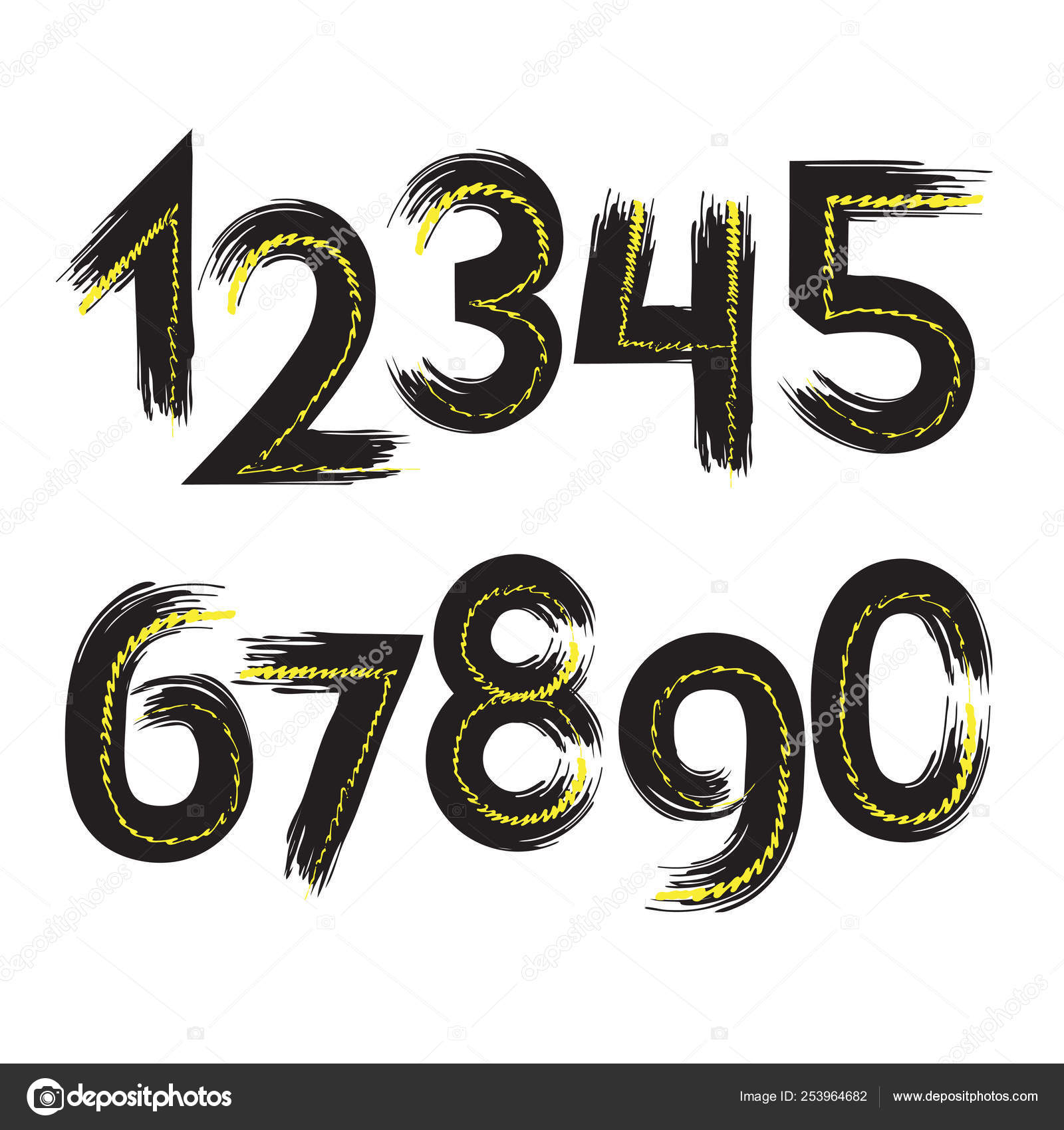 Number set-11 Stock Vector by ©tokhiti 253964682