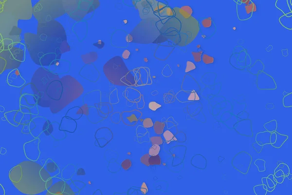 Abstract conceptual geometric blended messy shapes background. Good for ...