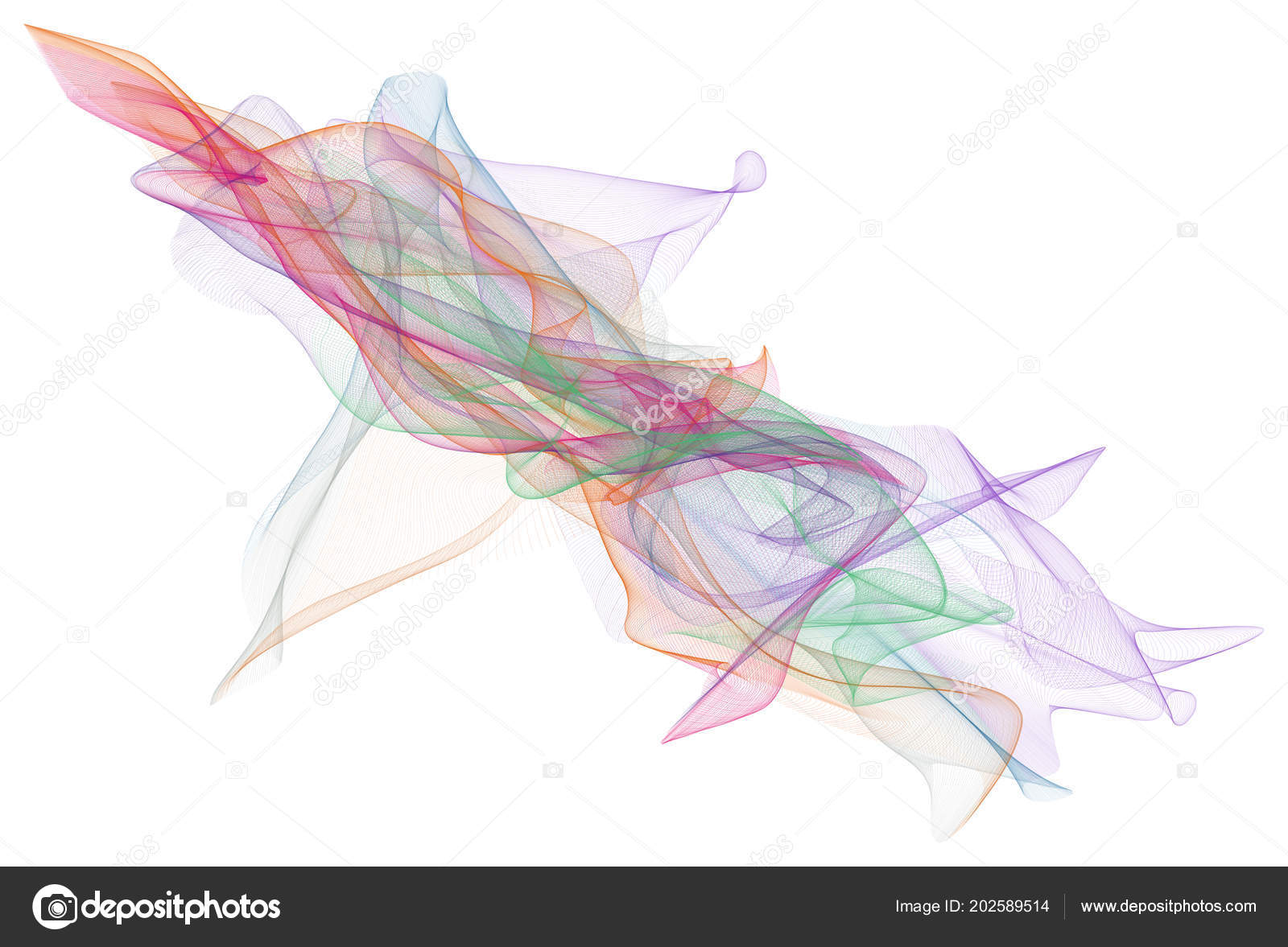 Abstract Smoky Line Art Illustrations Background Stock Illustration by ...
