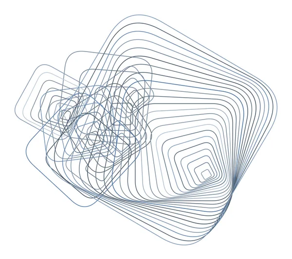 Shape Rounded Rectangle Abstract Geometric Background Pattern Vector Illustration Graphic Stock