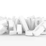 White letters Stock Photo by ©franckito 2195750