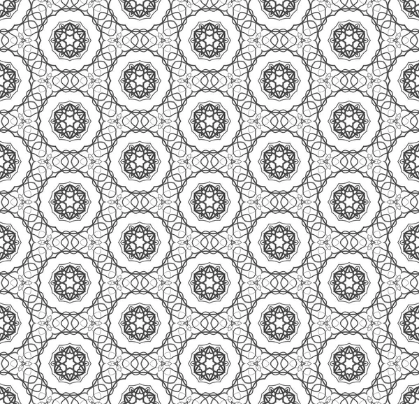 Seamless simple black & white B&W abstract geometry pattern - Stock ...