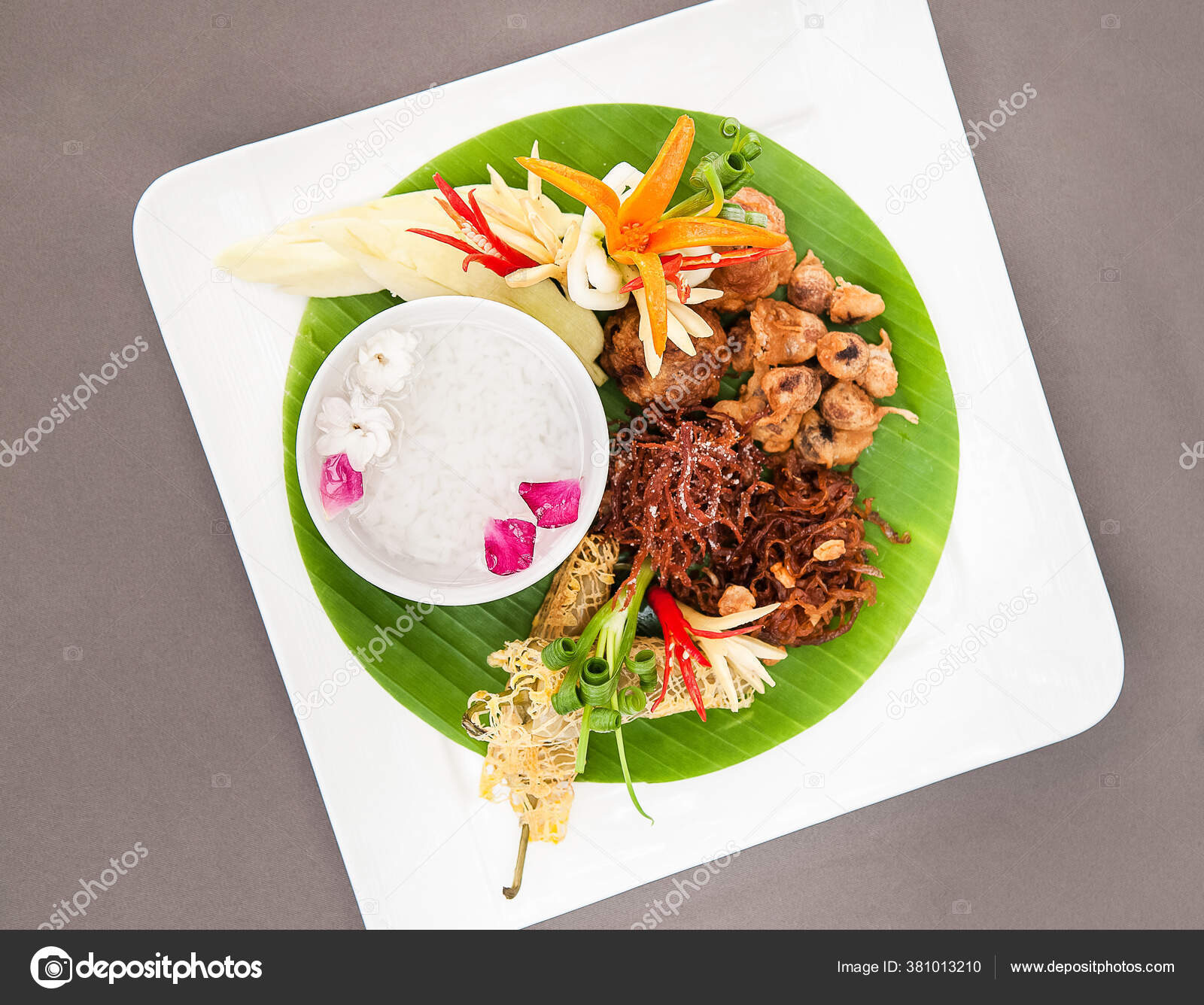 Khao Chae Meant Made Consumed Hot Season Mid March End — Stock Photo ...
