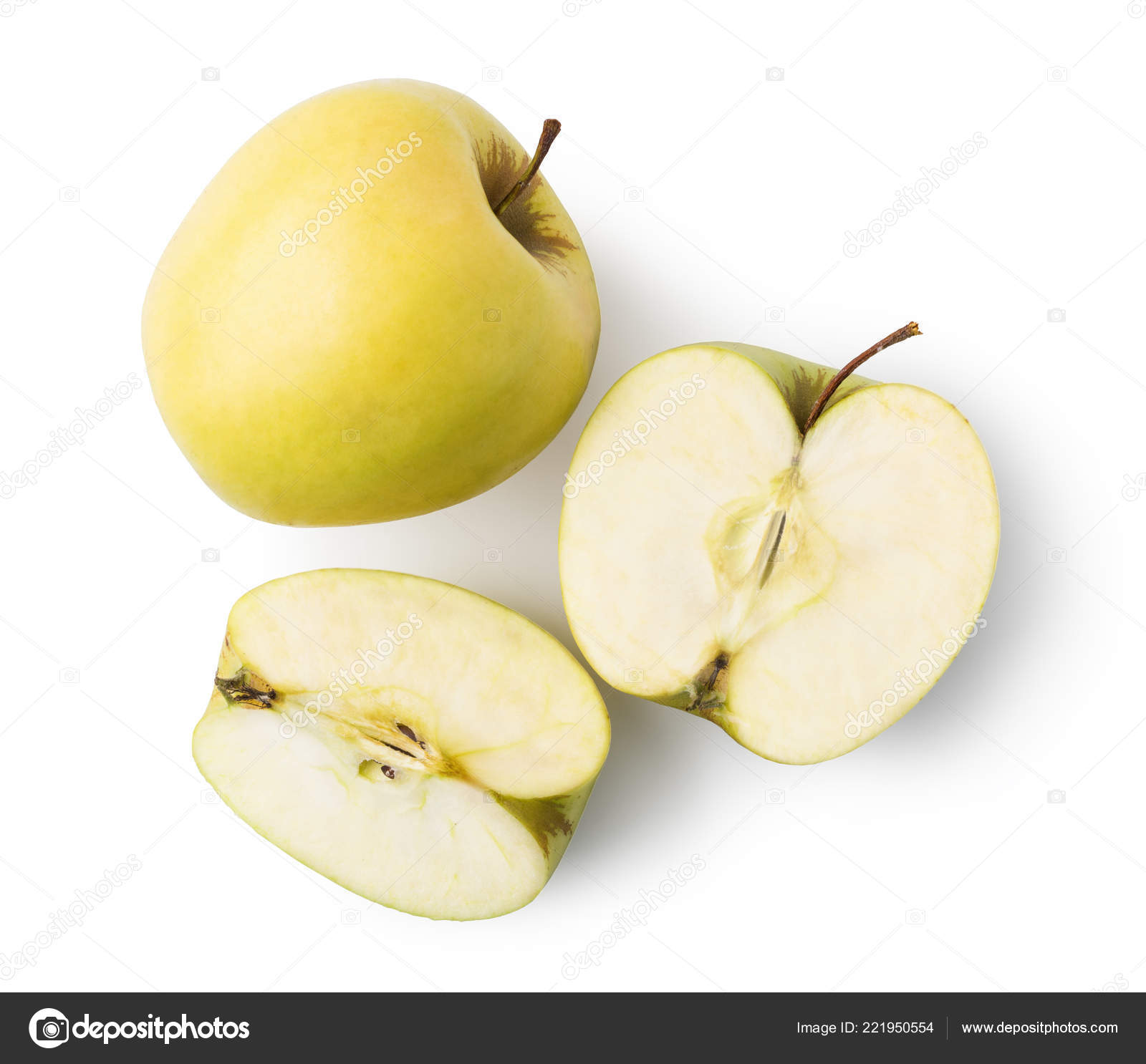Apple Fruit Isolated White Background Stock Photo by ©gresey 221950554