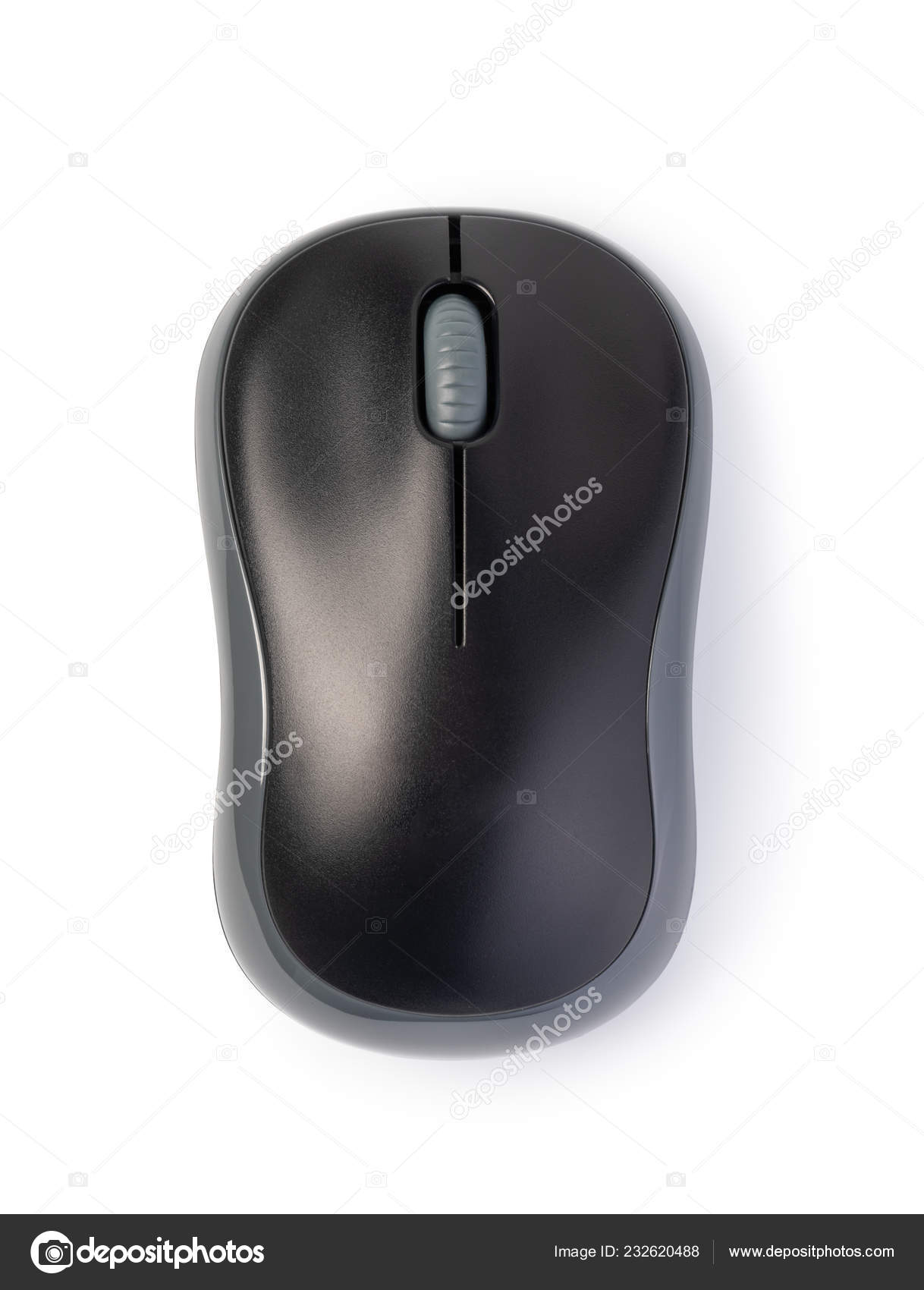 Wireless Computer Mouse Isolated White Background — Stock Photo ...