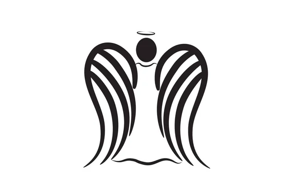 Angel praying logo Stock Vector by ©Glopphy 24283895