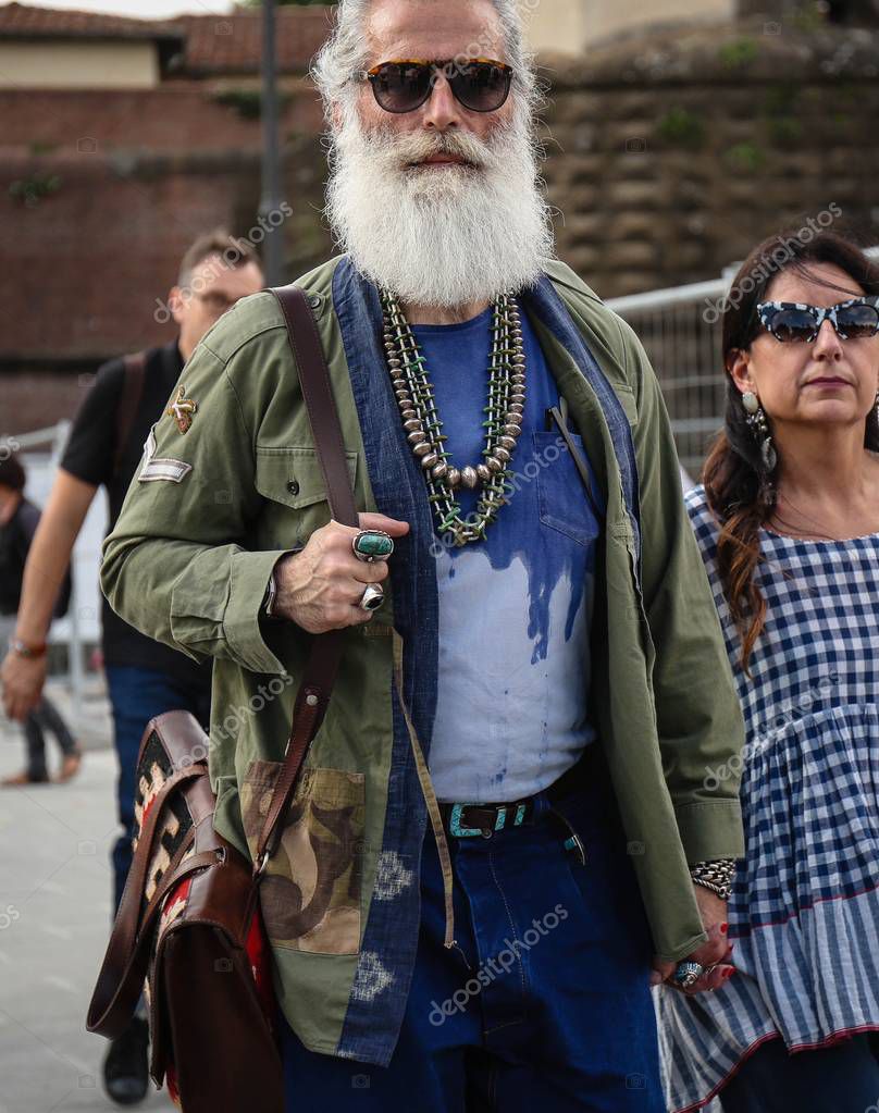 FLORENCIA-12 Junio 2018 Angelo Gallamini en la calle durante el Pitti. 2023