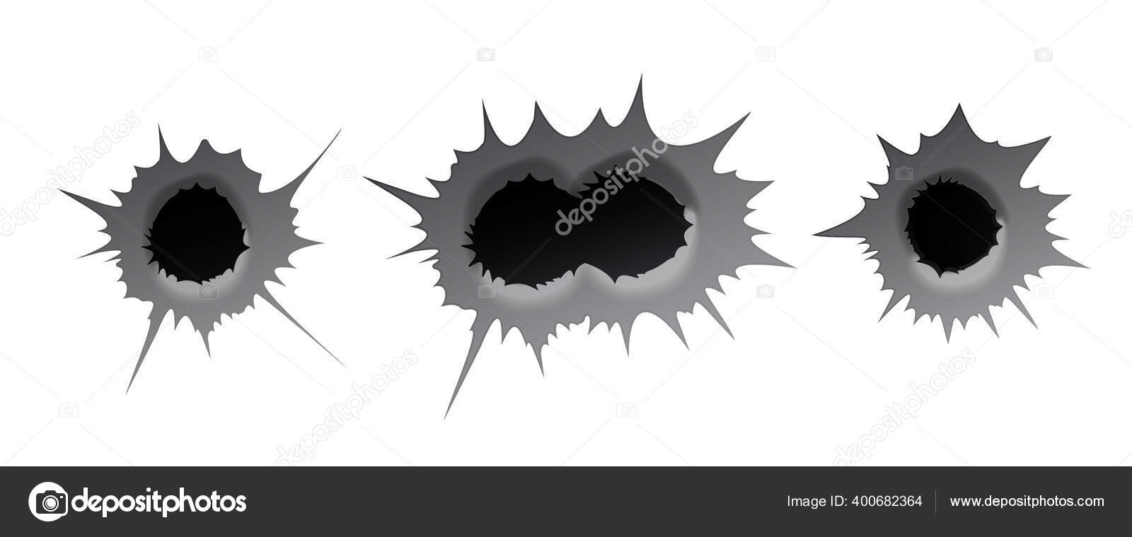 Bullet Holes Vector