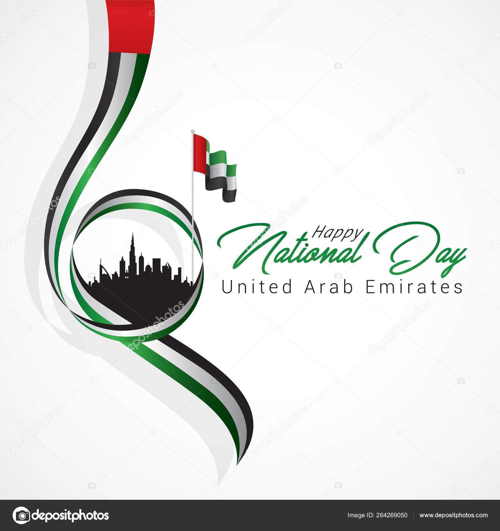 Uae National Day Celebration Greeting Card Stock Vector by ©Freshcare ...
