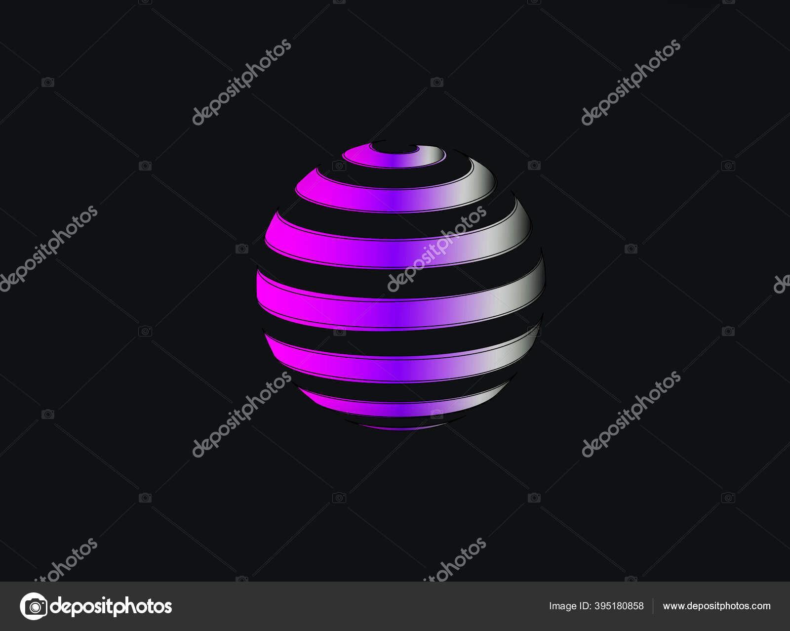 Global Spiral Diagonal Swirls Horizontal Curvature Vertical Arc Sphere ...