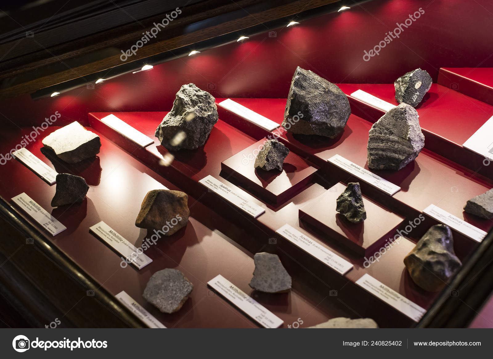 Septembre 2018 Vienne Autriche Collection Météorites Est Représentée ...