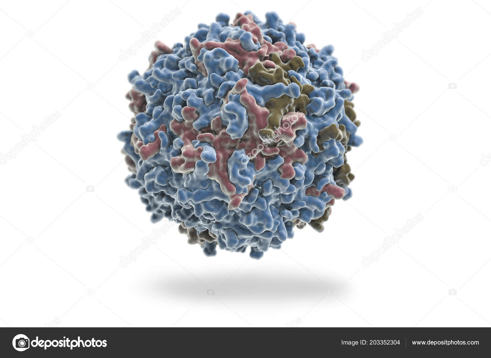 Hepatitis Virus Structure Hepatitis Virus Illustration — Stock Photo ...
