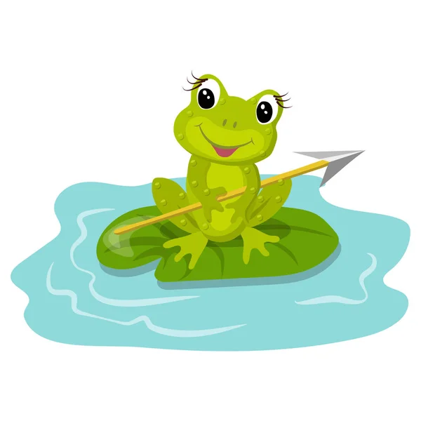 Cartoon Frog — Stock Vector © mumut #9308449