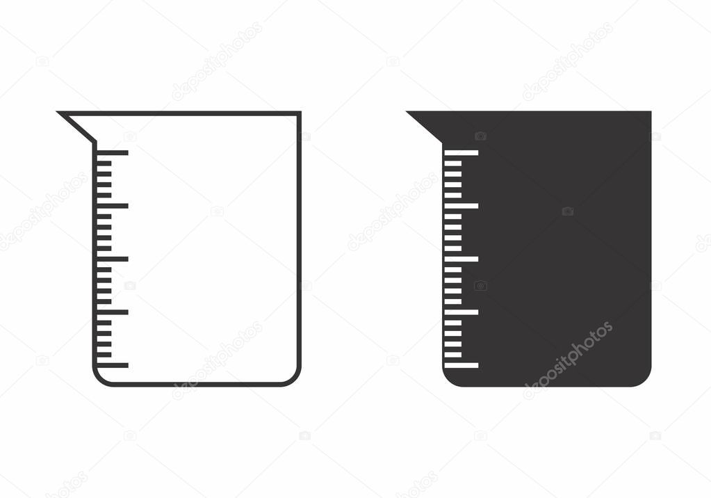 Ilustraciones de beckers aislados sobre fondo blanco 2024
