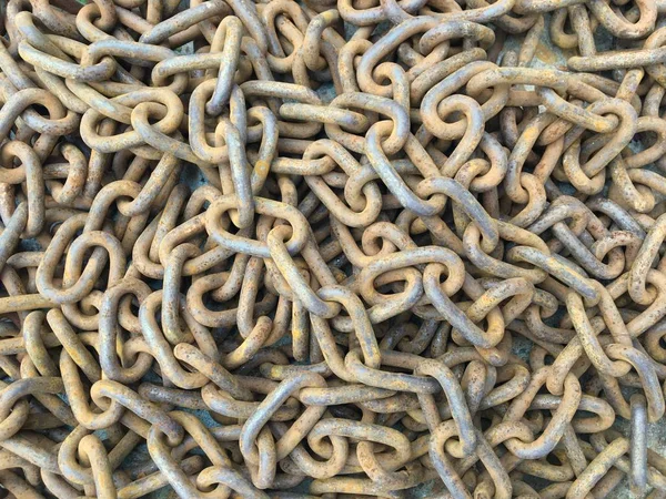 Texture of coiled chains with rust marks - Stock Image - Everypixel
