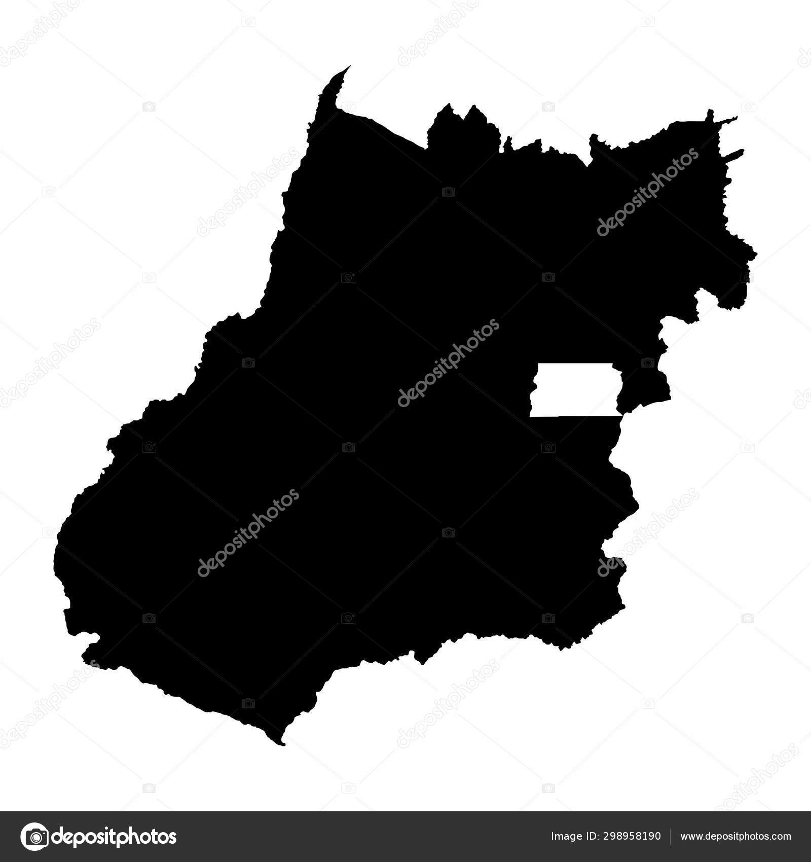 Goias State silhouette map Stock Vector Image by ©luisrftc #298958190