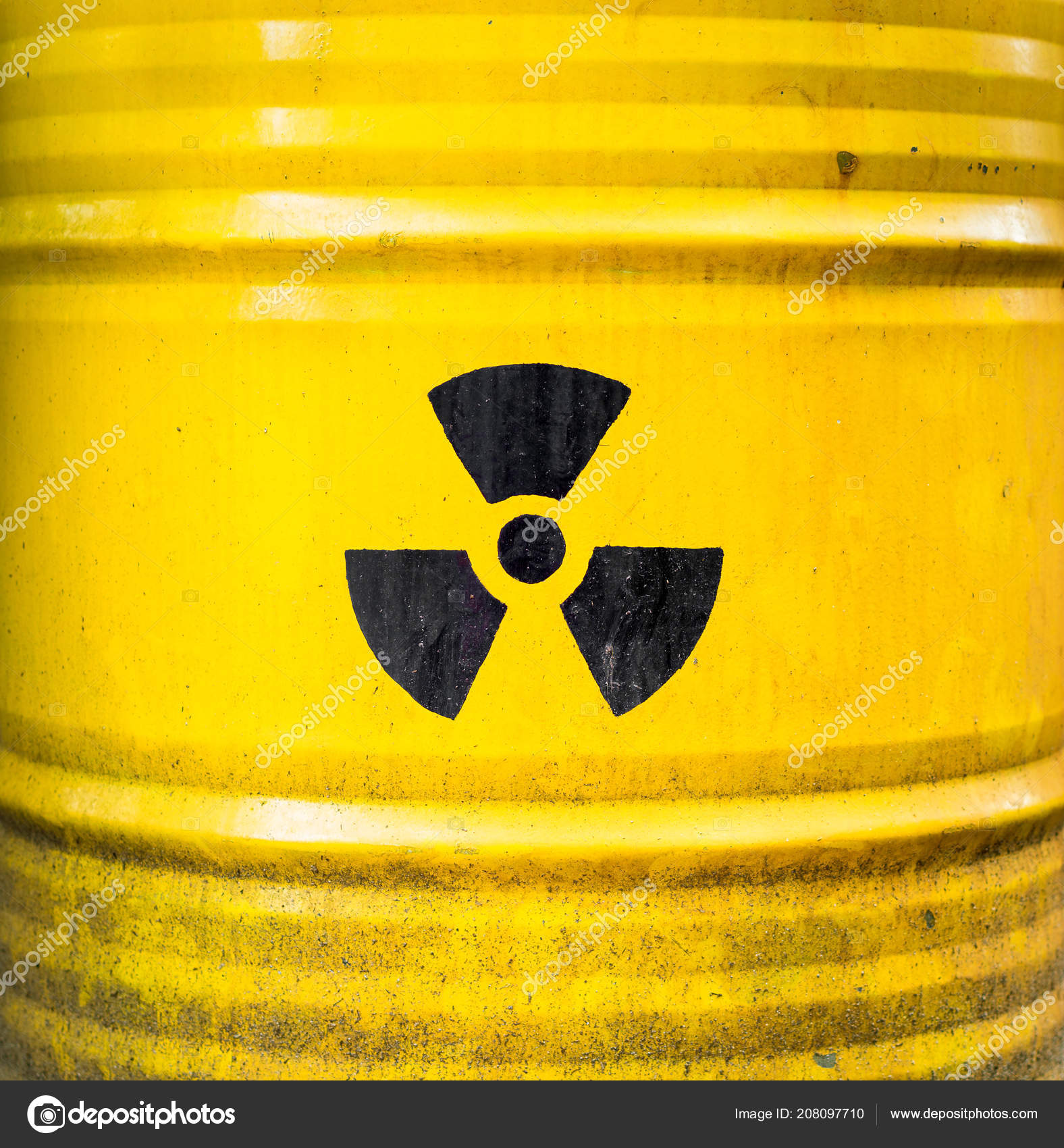Radioactive Waste Hazards Signs