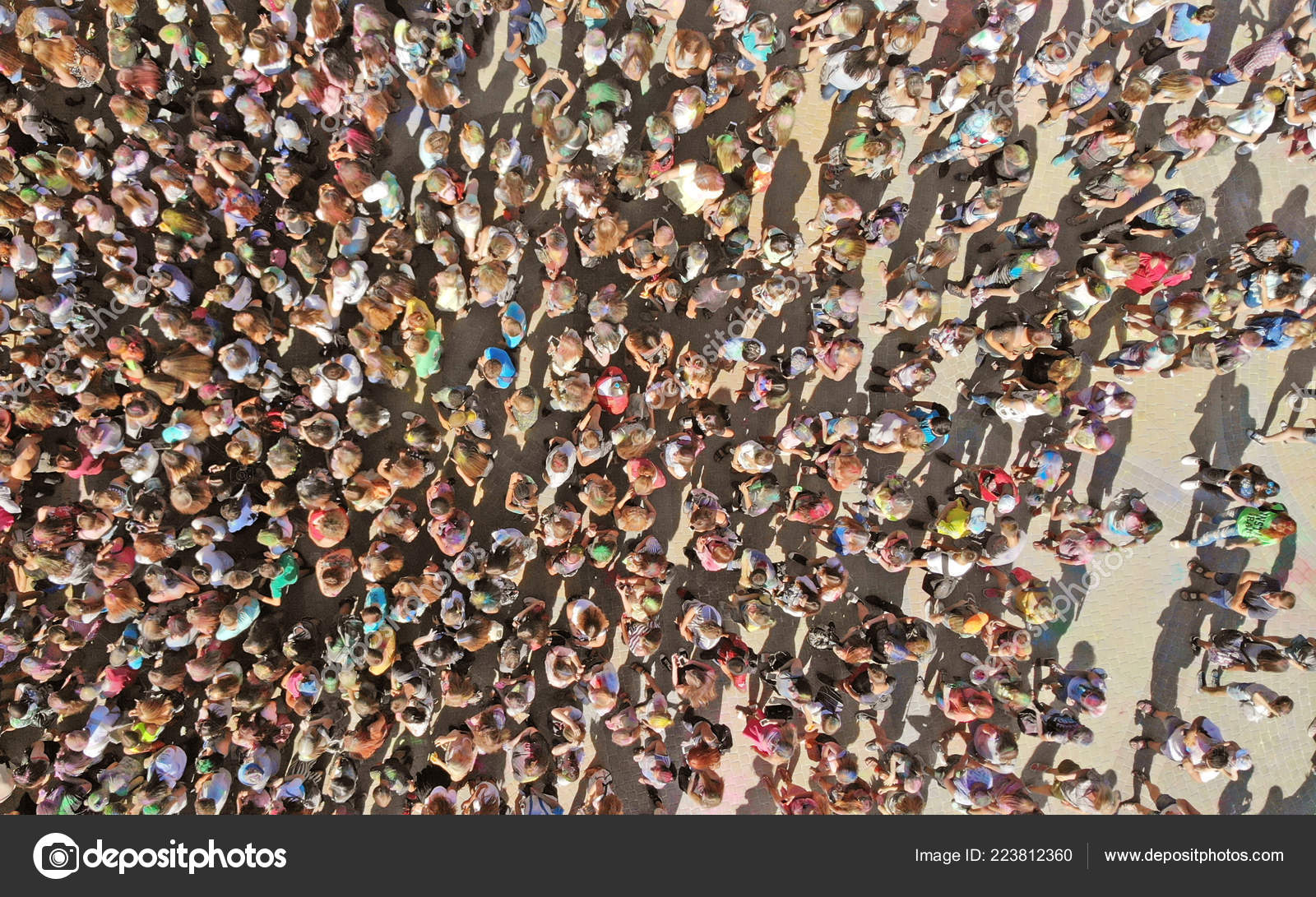 Aerial People Crowd Background Stock Photo by ©Varavin88 223812360