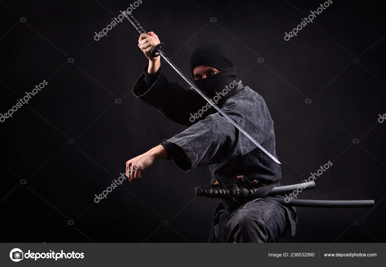 Ninja Sword Poses