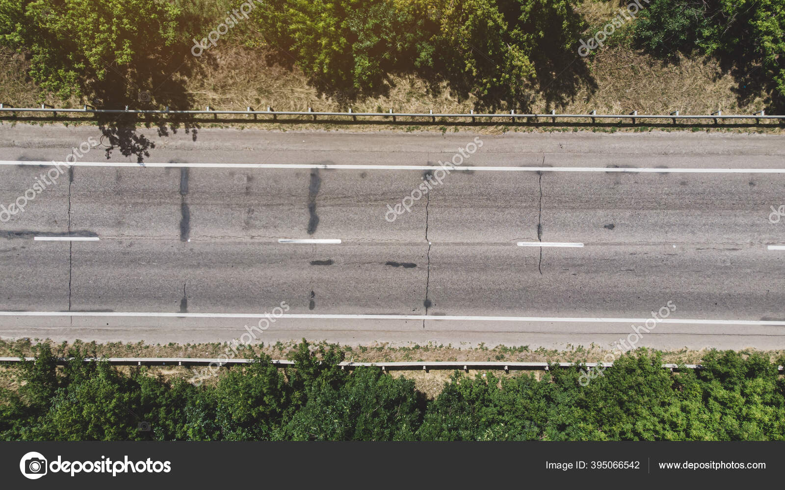 Highway Road Top View